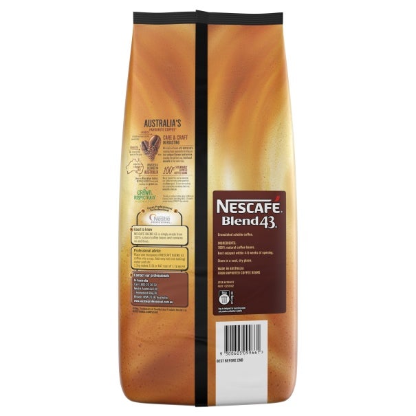 Blend 43 Smart Pack 1.1kg x 8 - Nescafe - Nestlé Professional