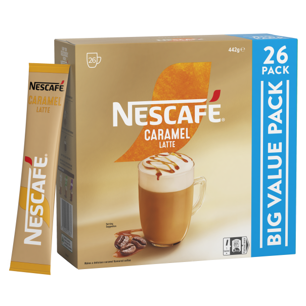 NESCAFÉ® Café Creations Caramel Latte Sachets 26 Pack
