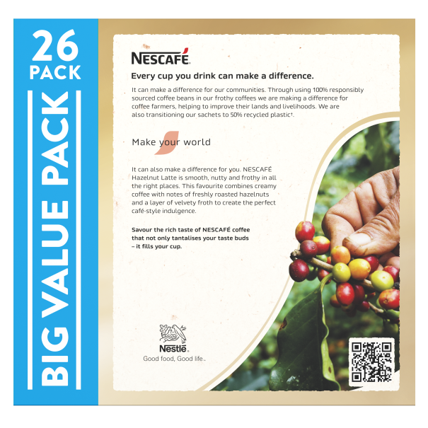 how to make coffee bean hazelnut latte