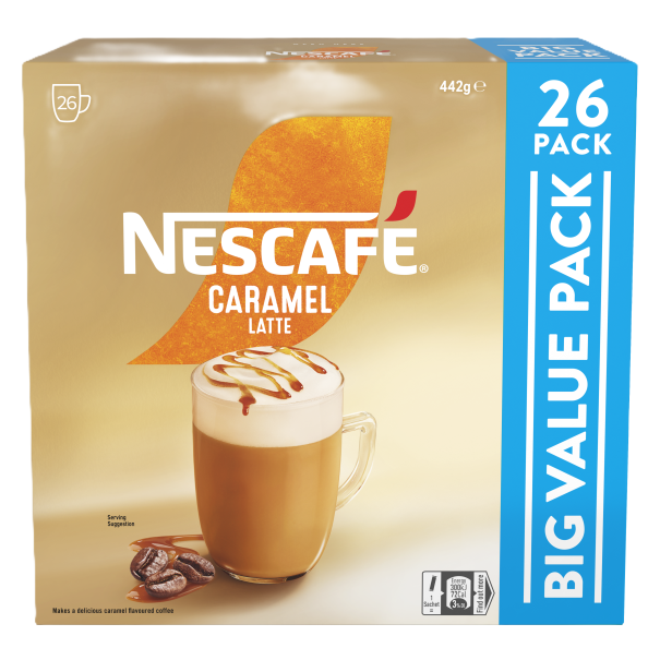 NESCAFÉ® Café Creations Caramel Latte Sachets 26 Pack