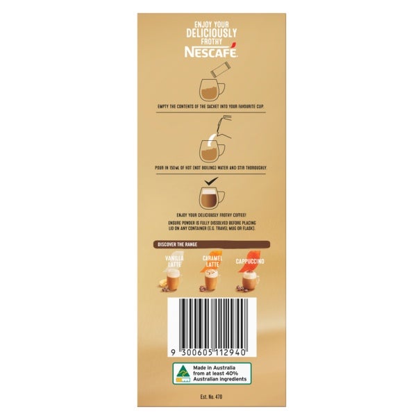 NESCAFÉ® Mocha Sachets 26 Pack | NESCAFÉ® Frothy Coffee | Nestlé ...