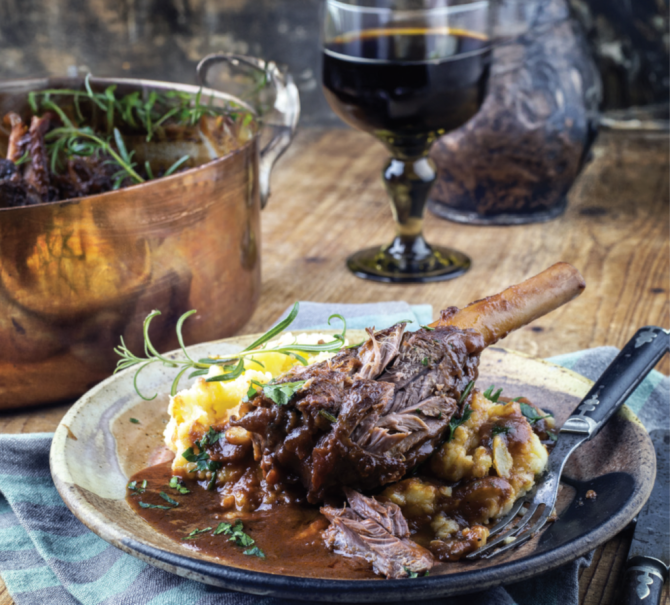LAMB SHANKS WITH MAGGI MASH By Elke Travers